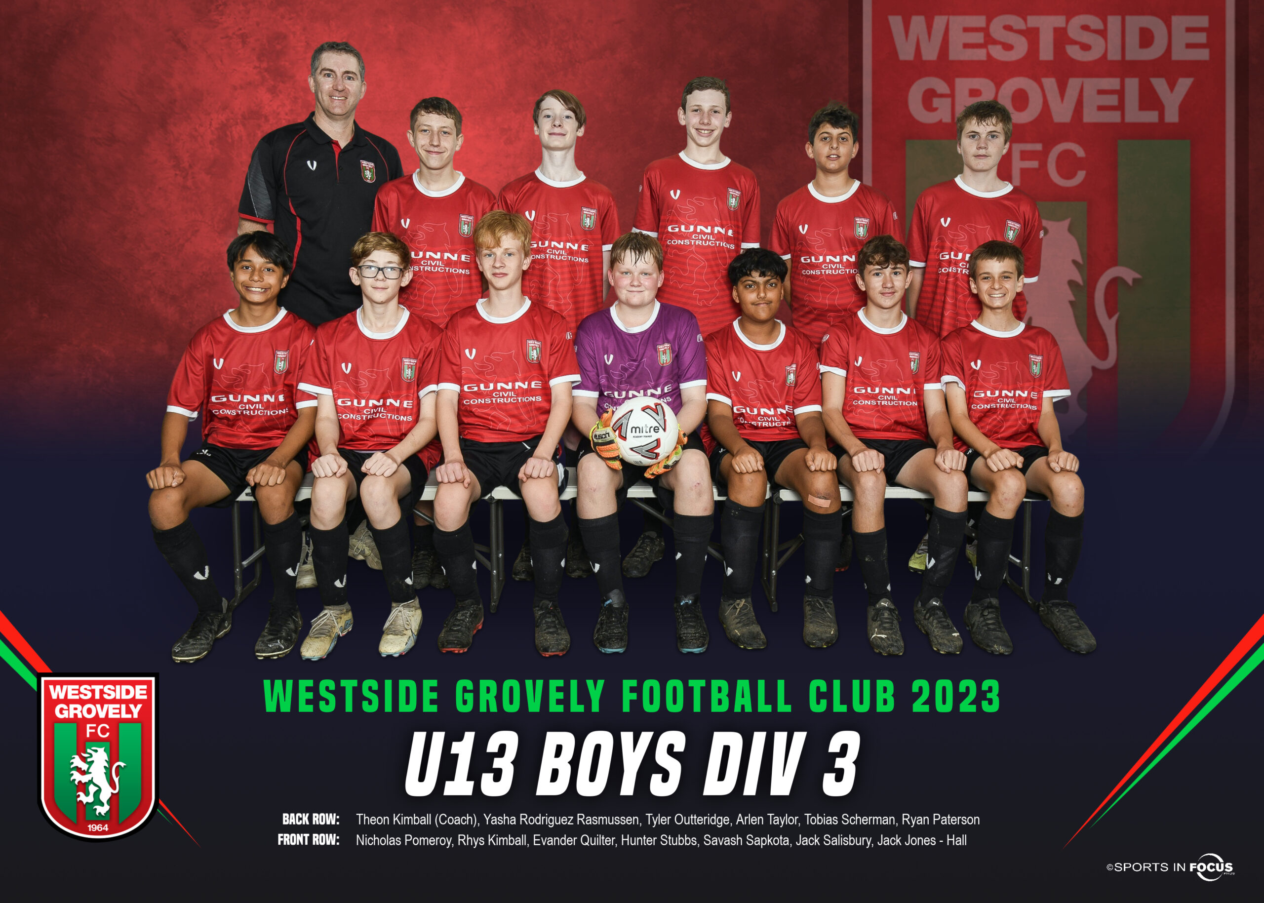 Semi Final time for U13 Div 3 Boys - Westside Grovely FC