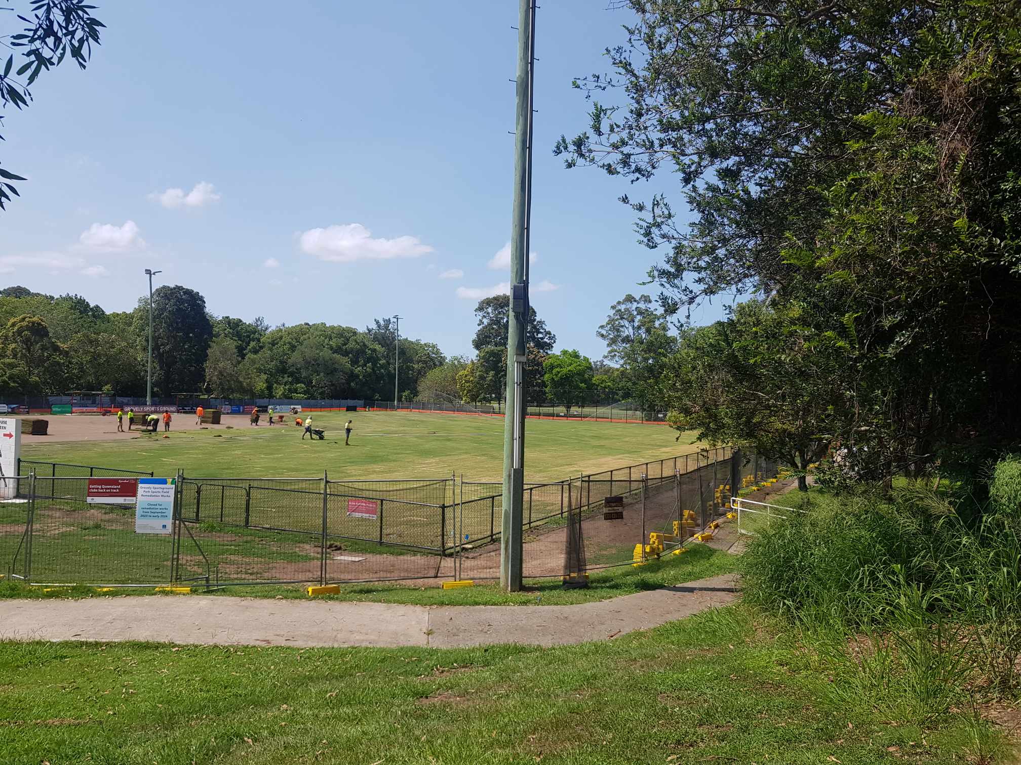 Field Update January 2024 - Westside Grovely FC